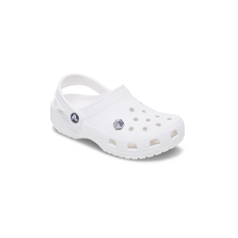 Jibbitz™ Silver Hexagon Studio – Crocs México